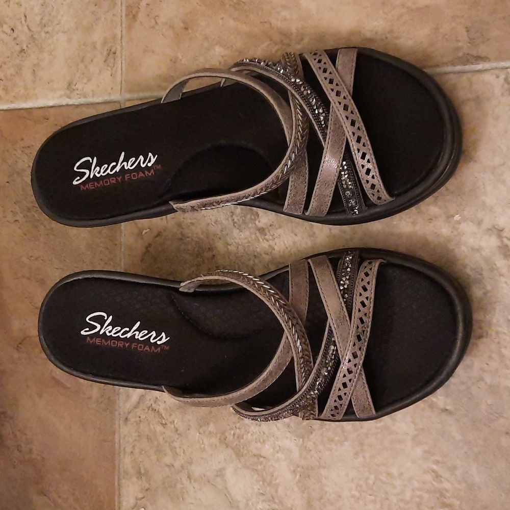 Skechers Multi-Strap Wedge Sandals Rumbler Wave New L… - Gem